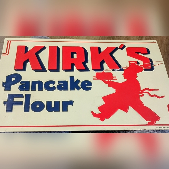 Desperate Sign Co. | Wall Decor | Vintage Metal Kirks Pancake Flour ...
